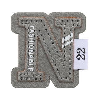 Letter Patch Iron on Alphabet N Patches Embroidered 2 x 2 Inch - Bed ...