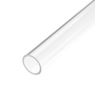 Rigid Acrylic Pipe Round Tubes Tubing - Clear - Bed Bath & Beyond ...