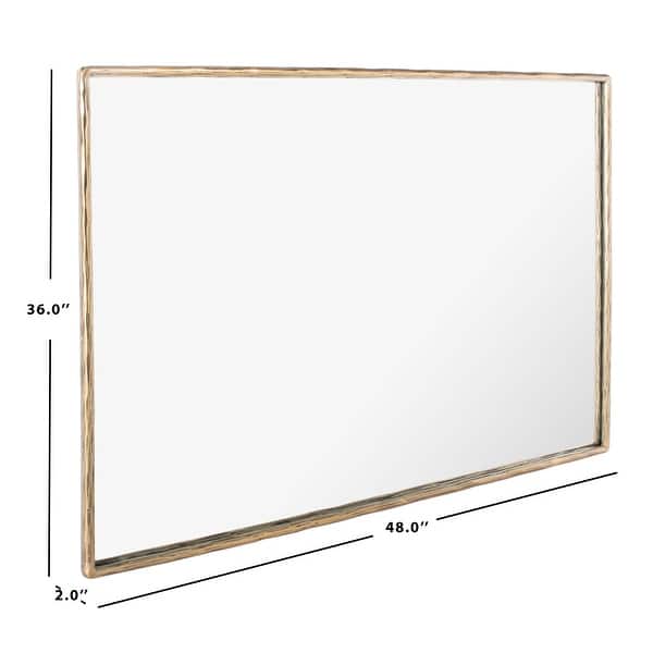 SAFAVIEH Couture Trish 36-inch Large Rectangle Metal Mirror - 36 IN W x ...