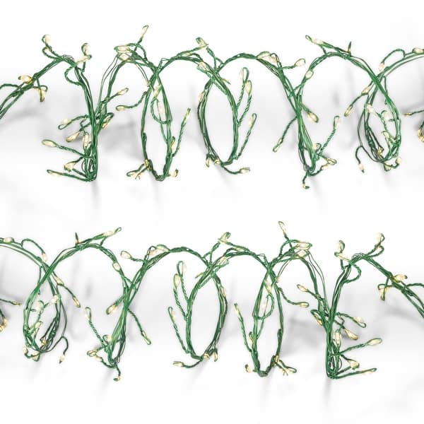 Set of 2 6 ft Electric Firecracker Garland with Warm White Lights - Bed ...