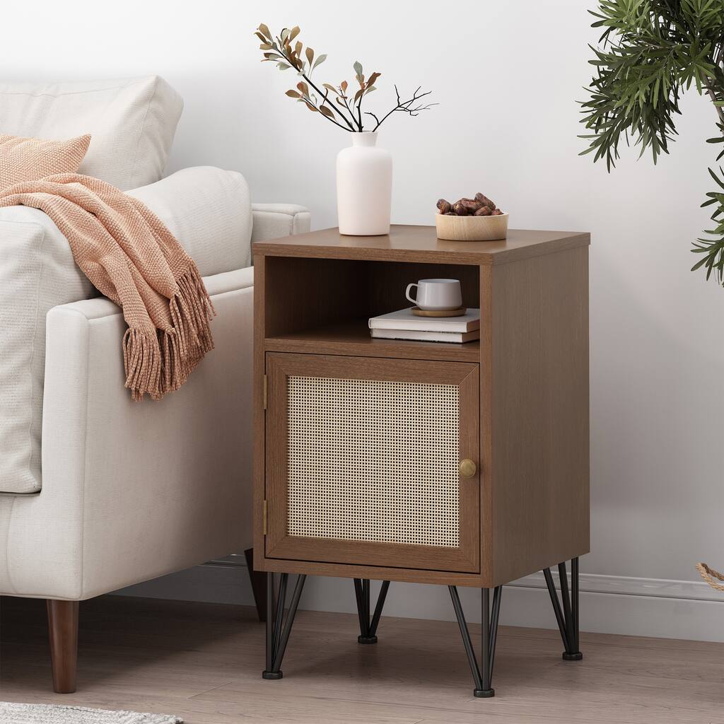 Pilster End Table with Storage by Christopher Knight Home - Overstock ...