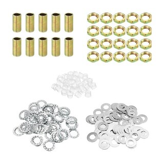 1/8IP Thread Lamp Pipe Kit Nuts Washers Fasteners Assortment Hardware ...