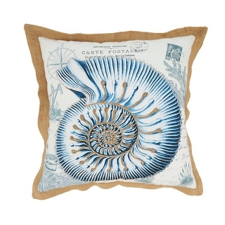 Coastal Outdoor Shell Pillow - Bed Bath & Beyond - 42562832