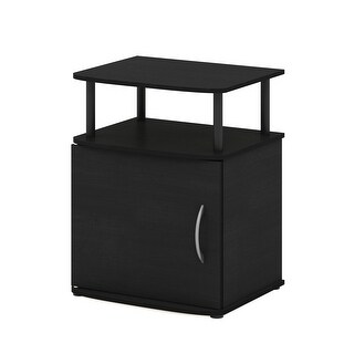 Porch & Den Mangin Black Utility Design Storage End Table - Bed Bath ...