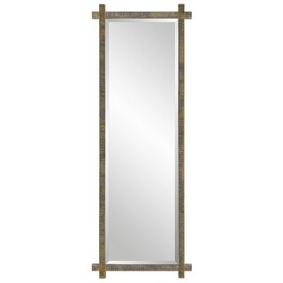 Uttermost 09917 Abanu 60-1/4" x 22" Rectangular Beveled Iron, Resin ...