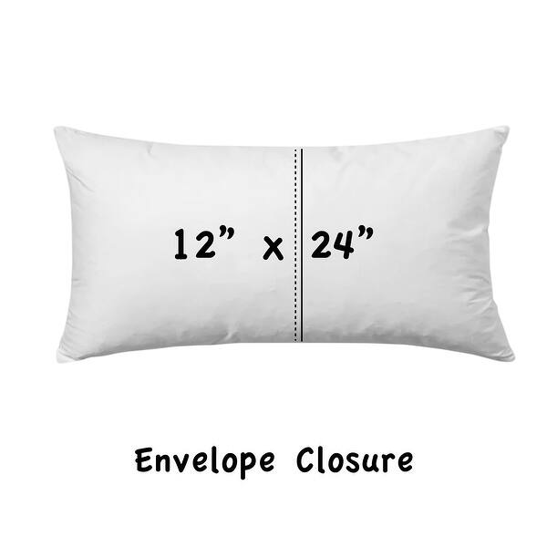 Indoor/Outdoor Soft Royal Pillow, Envelope Cover with Insert, 12x24 ...