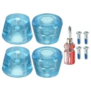 Roller Skate Toe Stops with Screwdriver Brake Stoppers Block, Clear ...