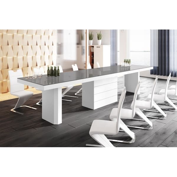 KOLOS Dining Table with extension - Bed Bath & Beyond - 30587258