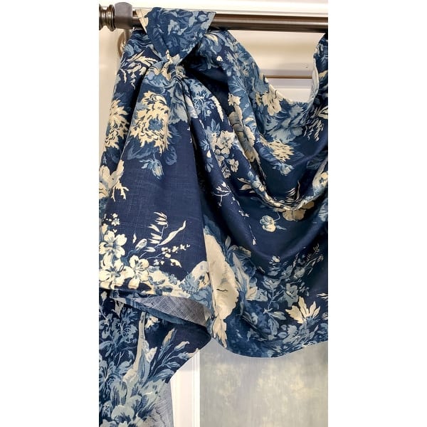 RLF Home Design Midnight Victory Swag 3-Scoop Window Valance - On Sale ...