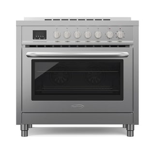 36 in. Professional Electric range Stainless Steel with Legs, 4.3 cu ...