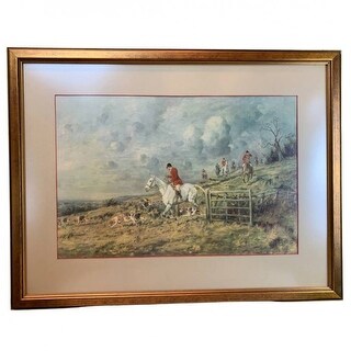Antique Hand Colored Engraving The Bedale Hunt By Anson Martin Engraved ...