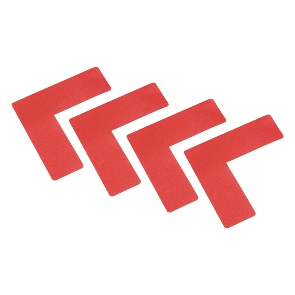 5s Location Marking Corner 6x6x2" 4Pcs L Shaped Floor Marker Red - 6x6 ...