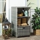 Outsunny Valet Pool Towel Rack - N/A - Bed Bath & Beyond - 43767945