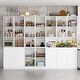 Modular Buffet and Display Cabinet - Modular Design in Pristine White ...