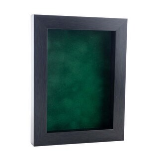 24x36 Shadow Box Frame Charcoal Gray Wood | 3/4" Usable Display Depth ...