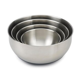 Nest 100 Prep & Store Mixing Bowl Set with Lids, 4-piece, Stainless ...