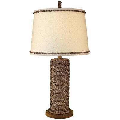 DISCONTINUED - Coastal Rope Table Lamp with Spindle - Bed Bath & Beyond ...