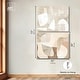 Neutral Harmony Abstracts Boho Art Set of 2 Wrapped Canvas Print by Art ...