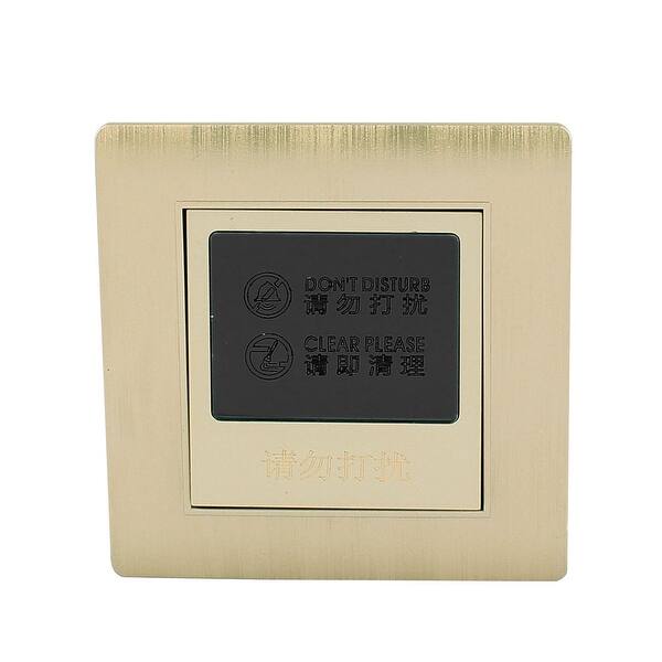250VAC 10A Gold Wall Doorbell Momentary Flame Retardant PC Push Switch ...