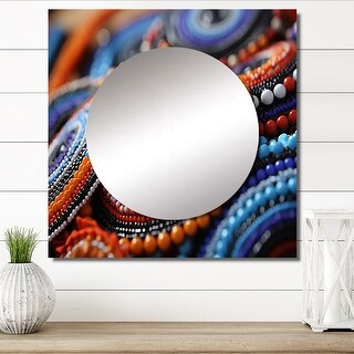Designart "African Tribes Samburu Beadwork II" African Tribes Wall ...
