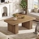 47.24 Inch Farmhouse Coffee Table, Rectangle Center Table for Living ...