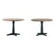 Ronda Round Two-Tone Dining Table - Bed Bath & Beyond - 40268775