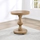 Steve Silver Dory Round Side Table Sand - Bed Bath & Beyond - 41497472