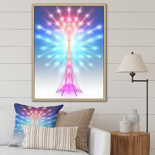 Designart "Expansion Of Consciousness Abstract Light" Abstract Shapes ...