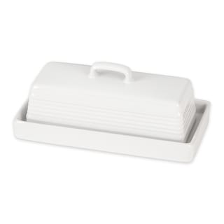 Stoneware Butter Dish with Cover - 7x4x3.5" - Bed Bath & Beyond - 36931208
