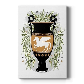 Greek Vases III Premium Gallery Wrapped Canvas - Ready to Hang - Bed ...