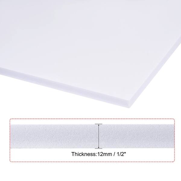 PVC Foam Board Sheet,12mm x 300mm x 300mm,White,Double Sided,2pcs - White - Bed Bath & Beyond ...