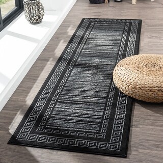 Ksamil Collection Abstract Border Area Rug - Bed Bath & Beyond - 35591119