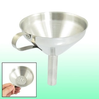 Stainless Steel Laboratory Kitchen Filter Funnel 4 Inch Mouth Dia ...