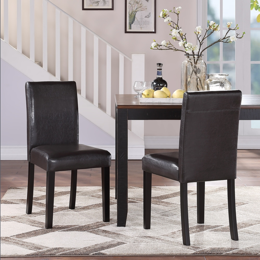 Faux Leather Dining Chairs - Bed Bath & Beyond