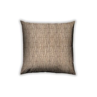 Ahgly Company Modern Contemporary Brown Throw Pillow - Bed Bath ...