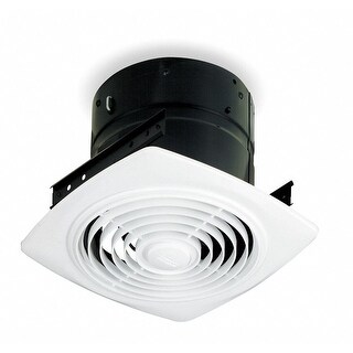 Broan Exhaust Fan: 330 cfm Max Airflow, 1 Speeds, 8 sones, Medium ...