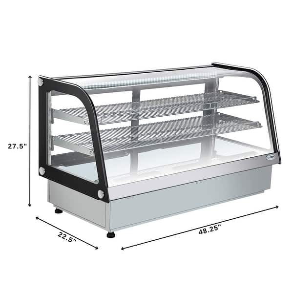 48 in. Drop-In Countertop Display Refrigerator in Black (DICDC-202-BK ...