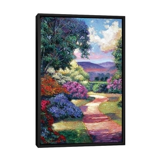 iCanvas "Azalea Spring Pathway" by David Lloyd Glover Framed Canvas ...