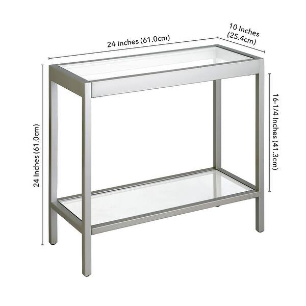Alexis 24'' Wide Rectangular Side Table - Bed Bath & Beyond - 36552882