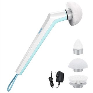 Homitt Electric Spin Scrubber Handheld Power Scrubber Mini Brush Tool ...