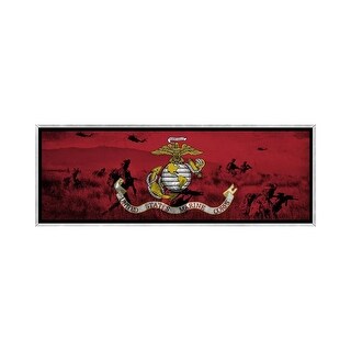 iCanvas "U.S. Marine Corps Flag (Unit On The Move Background)" by ...