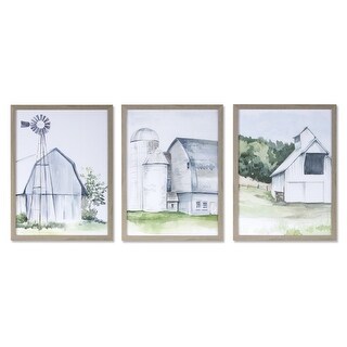 Framed Farm Print (Set of 3) - Bed Bath & Beyond - 37524403