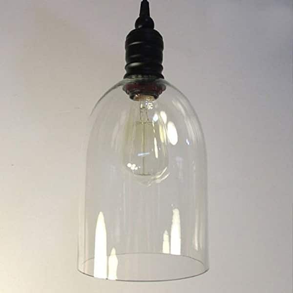 Big bell glass pendant light fixture - Bed Bath & Beyond - 23570190