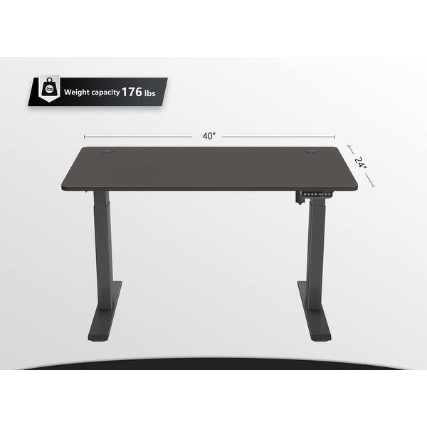 40 in height adjustable desk simple computer desk suitable for indoor ...