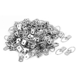 32mmx15mm Single Hole D-Ring Picture Photo Frame Hanging Hanger Hook ...