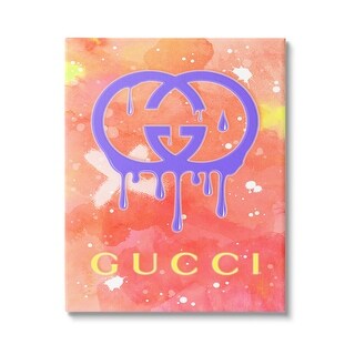 Stupell Black Gleaming Glam Symbol Canvas Wall Art Design by Martina ...