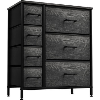 Dresser w/ 7 Drawers - Furniture Storage Tower Unit for Home, Bedroom ...