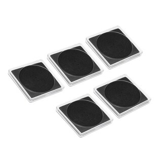 Coin Snap Holder Coin Case Storage Square Fit 18-38mm Coins, 5pcs Clear ...