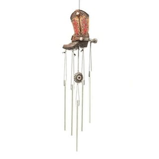 M&F Western Wind Chime Country Cowboy Boot Classic Spurs Rust - Bed ...