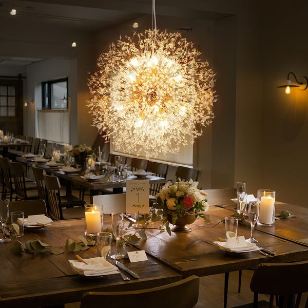 8/9/16-Light Modern Linear Sputnik Globe Pendant Starburst Firework ...